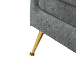 Everly Quinn Raquel 27.4" Wide Armchair with Metal Legs | Wayfair